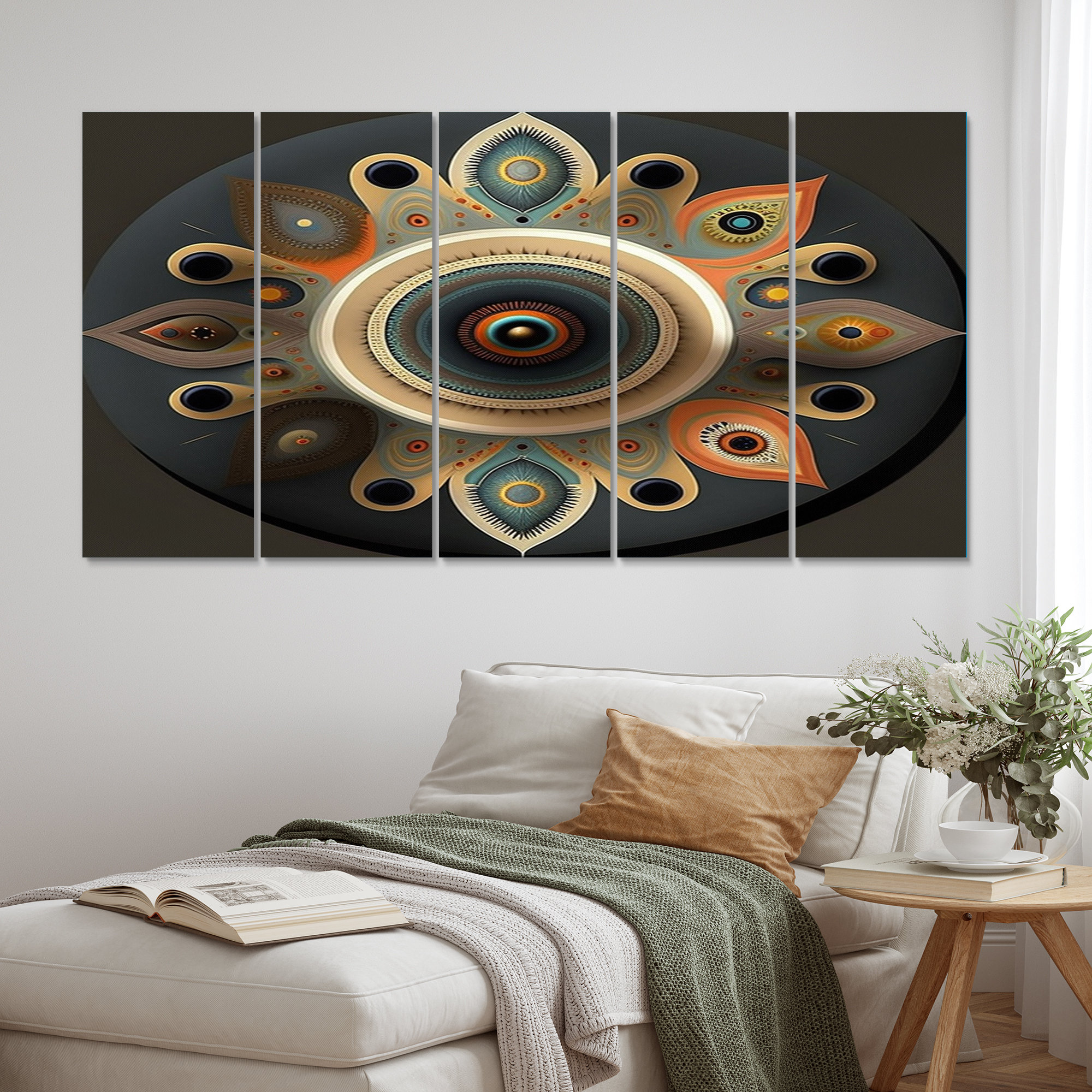 Wrought Studio " Pristine Spirit Spiritual Abstract I " 5 - Pieces ...
