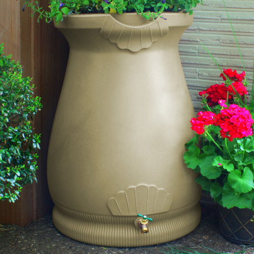 Bungalow Rose Frail 65 Gallons Gal. Plastic Drainable Dual Overflow ...