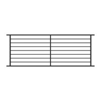 Fortress Building Products Fe26 Axis Steel Gate | Wayfair