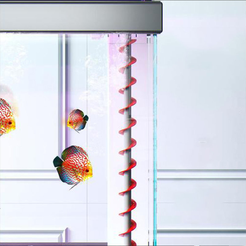 Lingxis Simple Rectangular Gray Grey Aquarium Tank | Wayfair