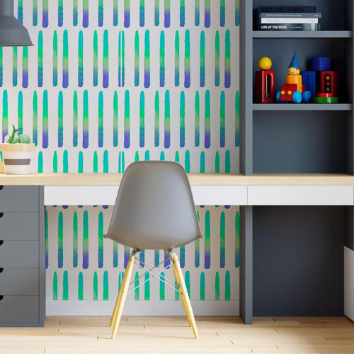 Wrought Studio Ariez Peel & Stick Abstract Roll | Wayfair