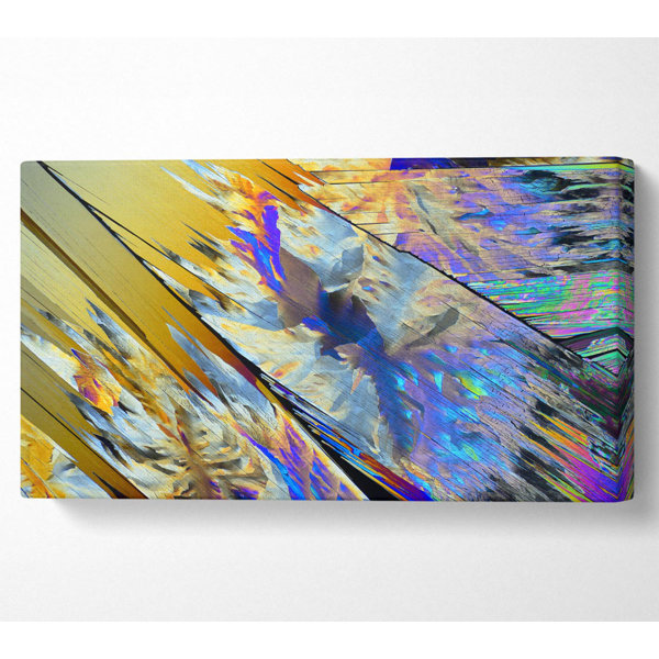 Ivy Bronx Neon Burnt Fractured Colours - Wrapped Canvas Art Prints ...