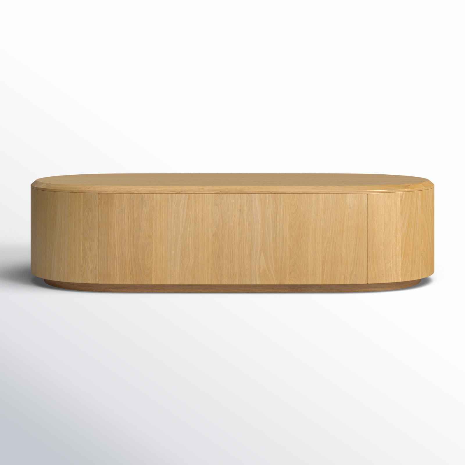 AllModern Kodie Oval Coffee Table - Light Natural Oak | AllModern