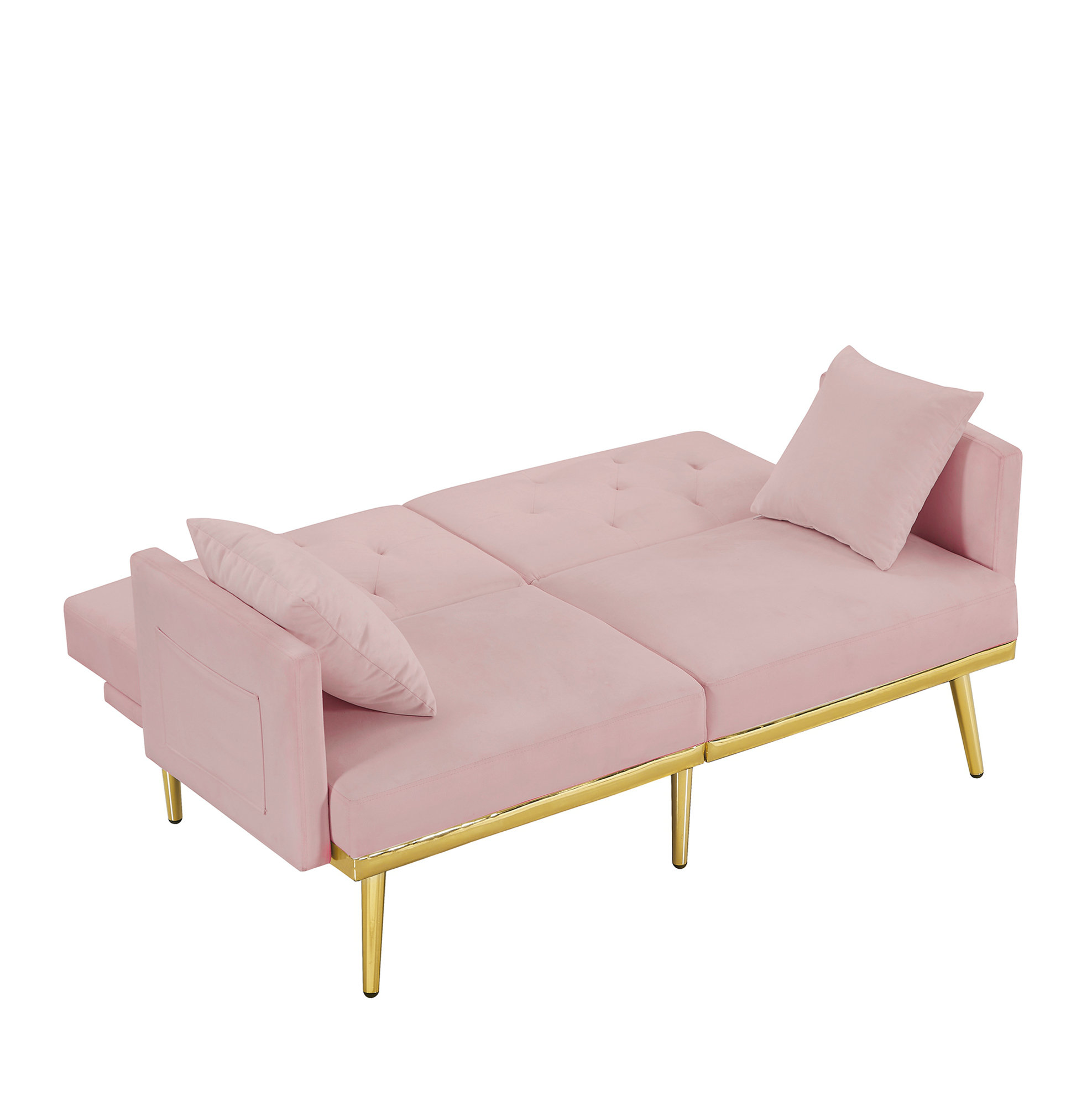 Mercer41 Velvet Sofa Bed Modern simplicity: Versatile Sleeper sofa bed | Wayfair