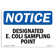 SignMission OSHA Notice - Designated E. Coli Sampling Point Sign ...