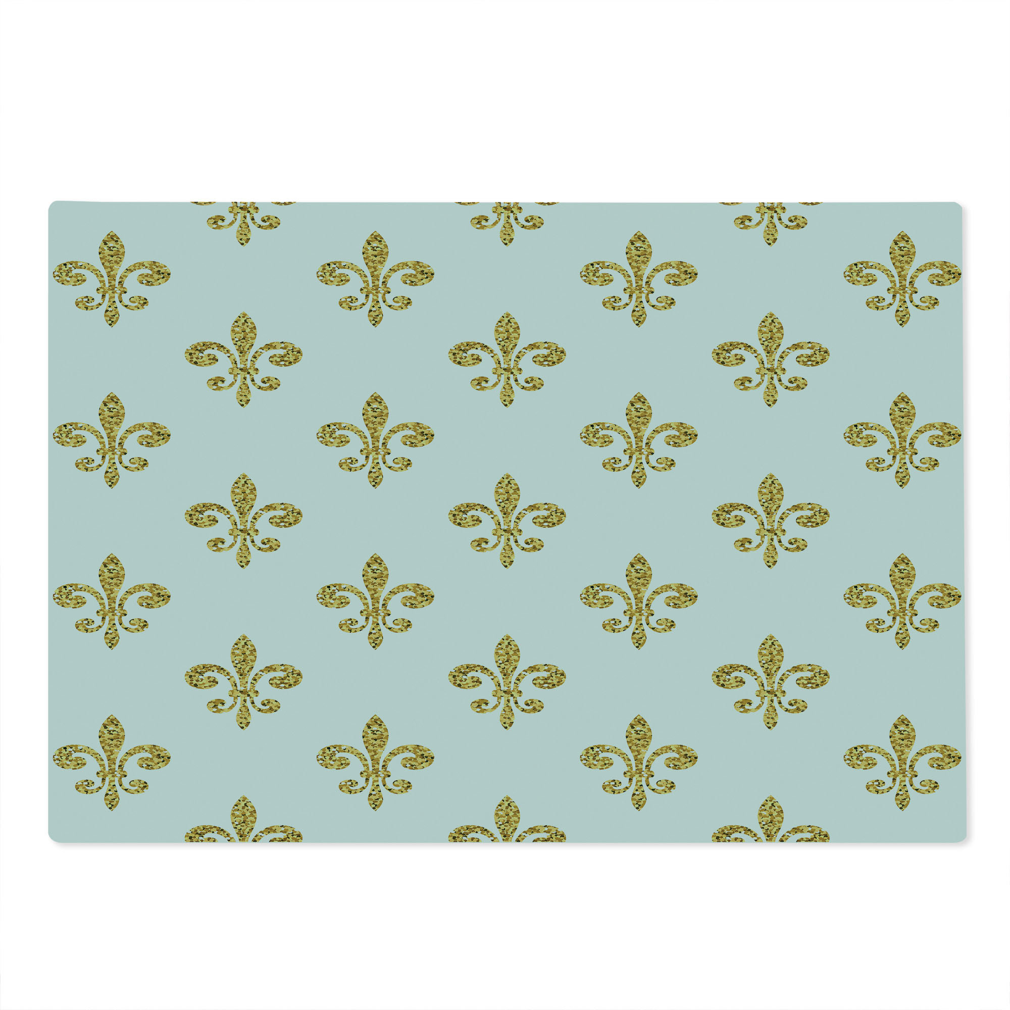 Ambesonne Vintage Cutting Board Large Size European Lily Noble Yellow ...