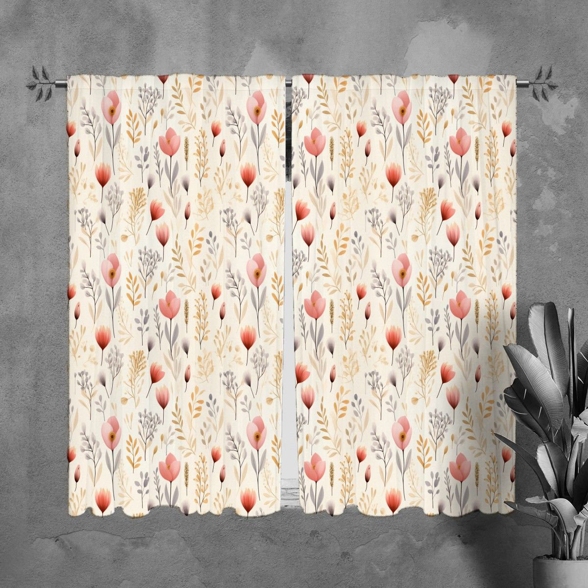 East Urban Home Kysen Polyester Room Darkening Curtain Pair | Wayfair