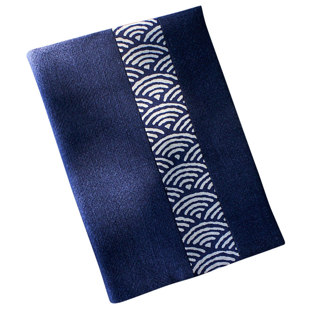 Hokku Designs Linen Book Cover Protective Book Sleeve Cover Hand-Made ...