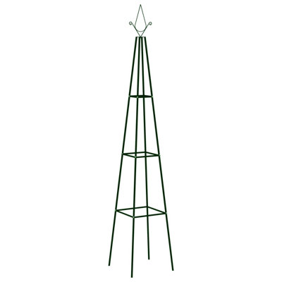 Winston Porter Garden Climbing Plant Racks 2 Pieces Dark Green 13.8" x ...