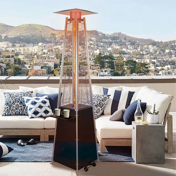 PAMAPIC 48000 Propane Standing Patio Heater & Reviews | Wayfair