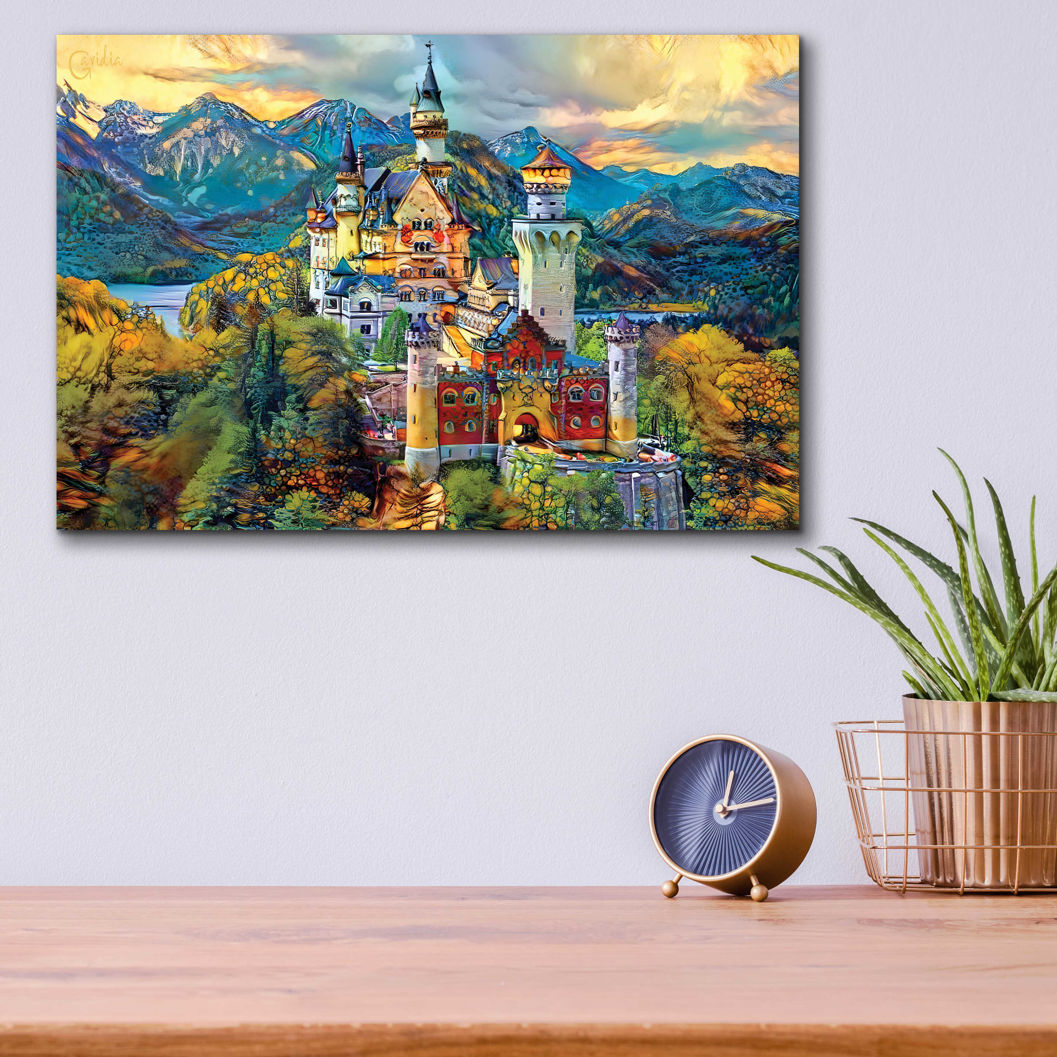 Millwood Pines Epic Art 'Baviera Fussen Germany Neuschwanstein Ca ...