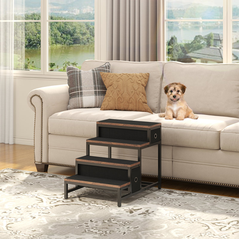 Tucker Murphy Pet™ Pet Bunk Bed With Stairs And Storage, Dogs/cats ...