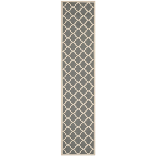 Ophelia & Co. Joyner Hooked Grey/Beige Indoor/Outdoor Rug & Reviews ...