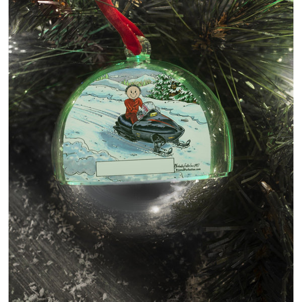 Printed Perfection Personalized Friendly Folks Snowmobile - MaleLighted ...