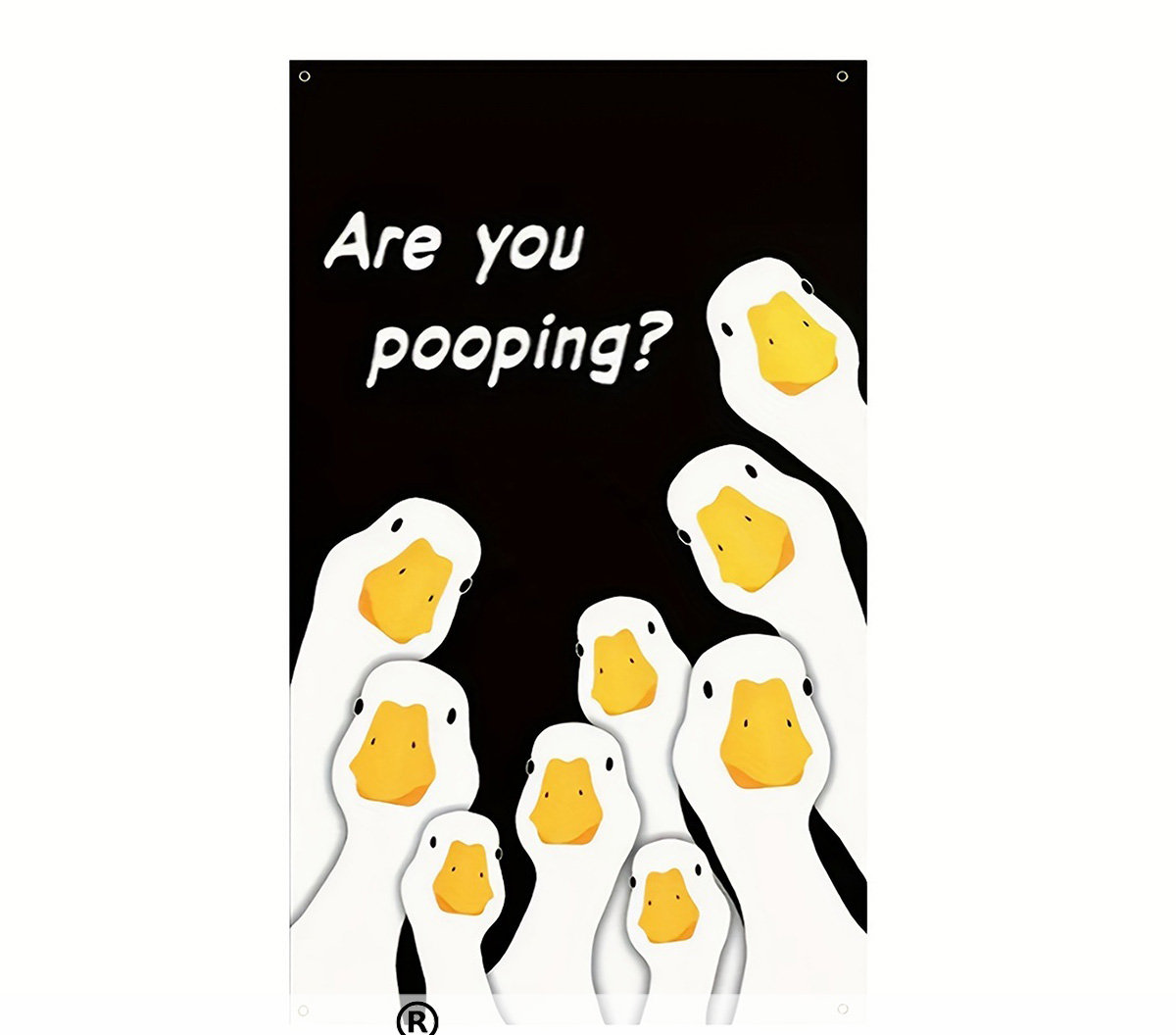 TKLK 1pc Duck Are You Pooping? Funny flag tapestry 3x5ft 90x150cm ...