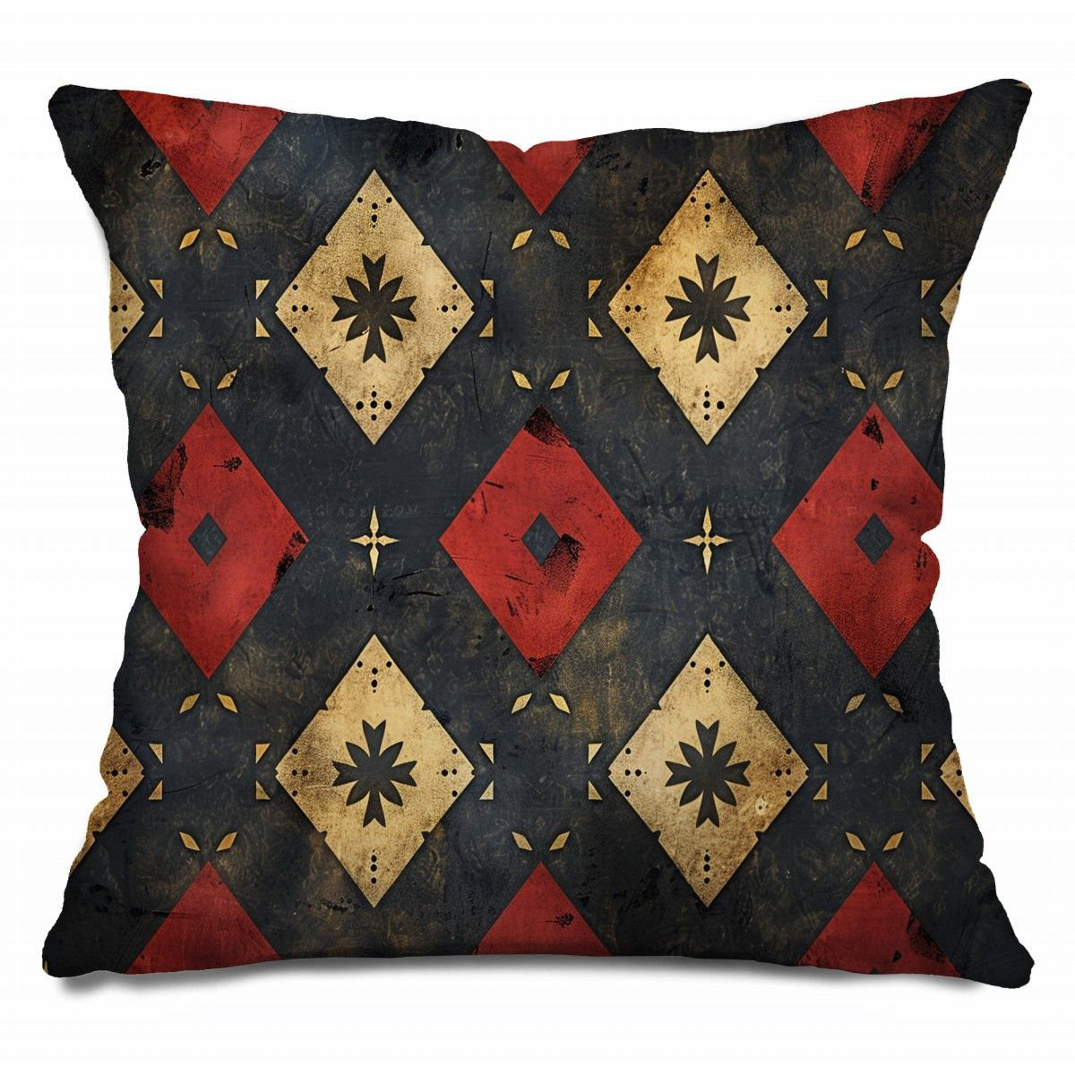 VisionDecor Geometric patterns Throw Pillow, Art Cotton Twill Pillows ...