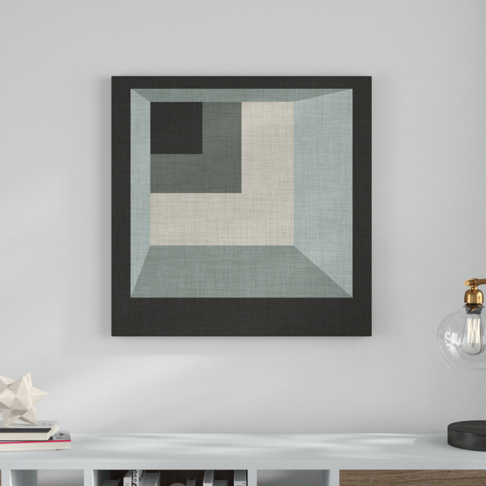 Mercury Row 'Geometric Perspective I' Graphic Art on Canvas - Wayfair ...