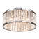 Rosdorf Park Chidester 3 -Light 35cm Chrome Crystal Flush Mount Ceiling ...