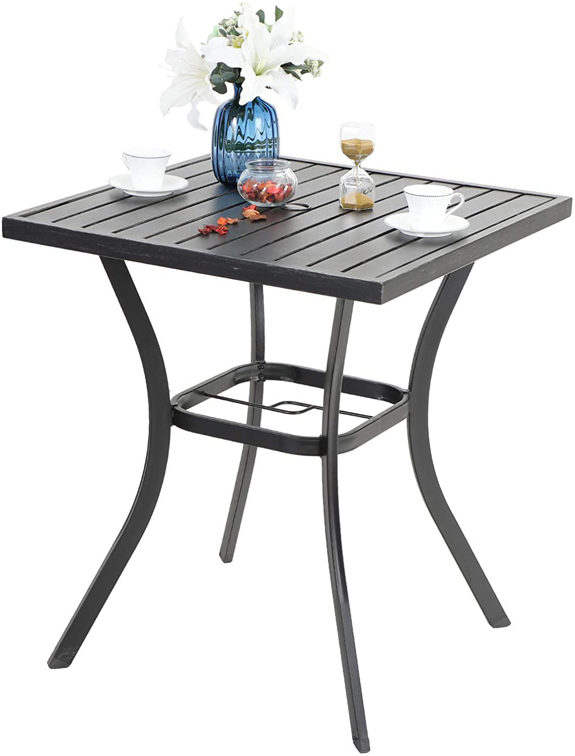 Red Barrel Studio® Arev Patio Square Bar Height Table & Reviews | Wayfair