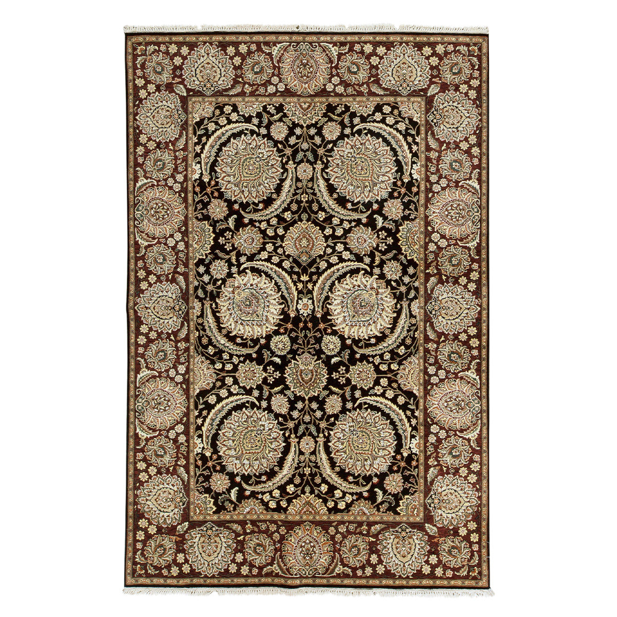 Bokara Rug Co., Inc. One-of-a-Kind High-Quality Hand-Knotted Black ...