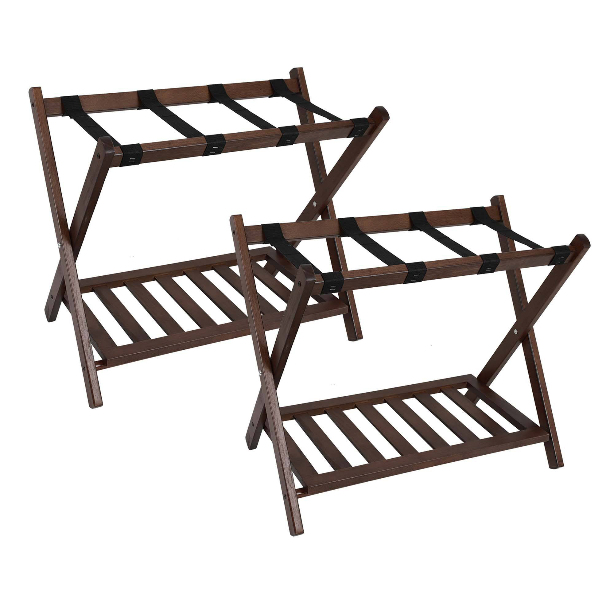 Ecomex Folding Wood Luggage Rack & Reviews | Wayfair