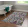 Bungalow Rose Kivett Ivory/Charcoal Indoor/Outdoor Washable Rug ...