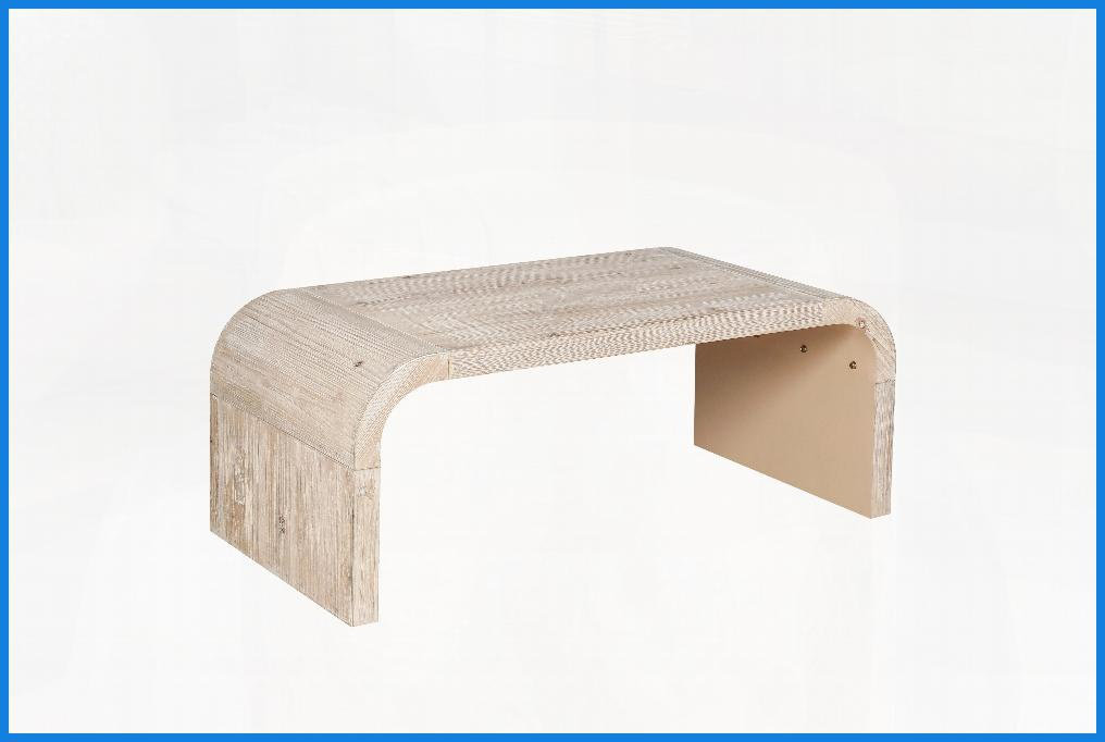Latitude Run® Vintage Crafted Curved Art Deco Coffee Table - Easy ...