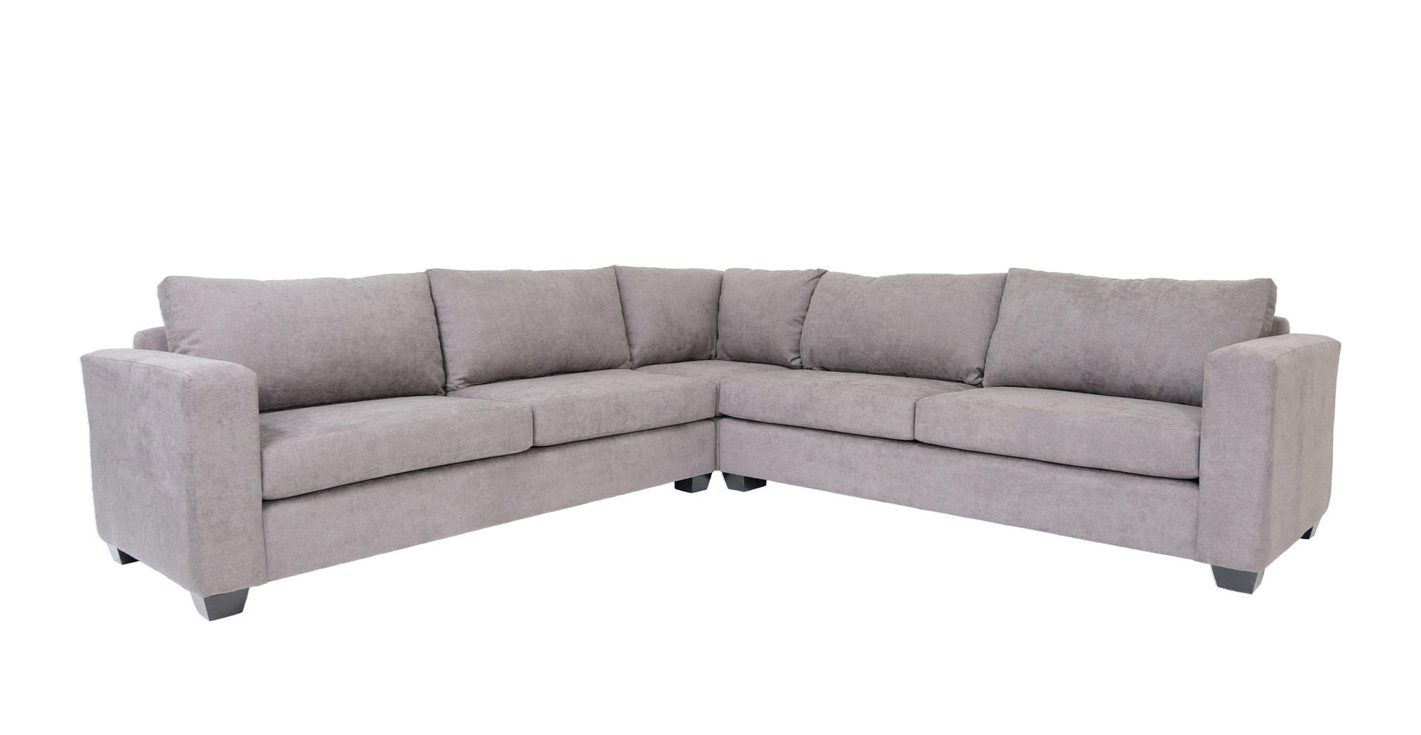 Corrigan Studio® Grey L Shaped Sectional Sofas For Living Room, Modern Sectional Couches For ...