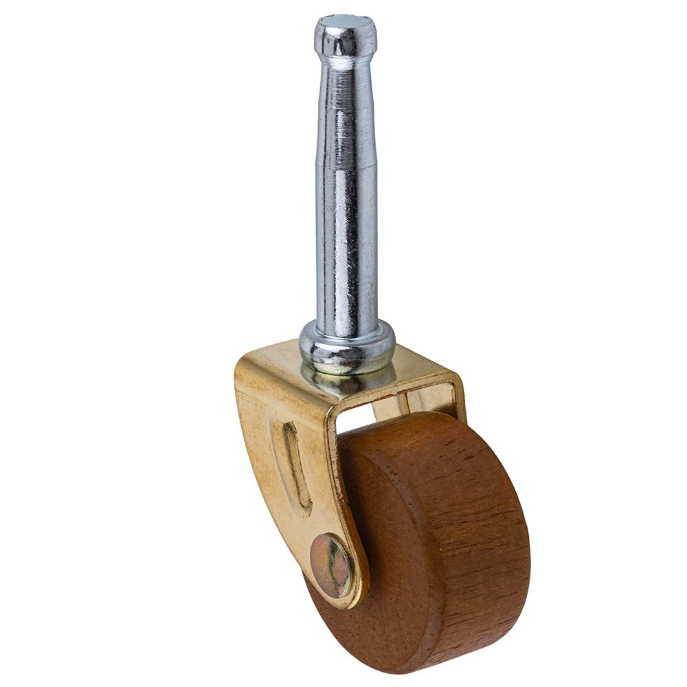 UNIQANTIQ HARDWARE SUPPLY Wood Furniture Caster Wheel ( Diameter: 1 1/4 ...