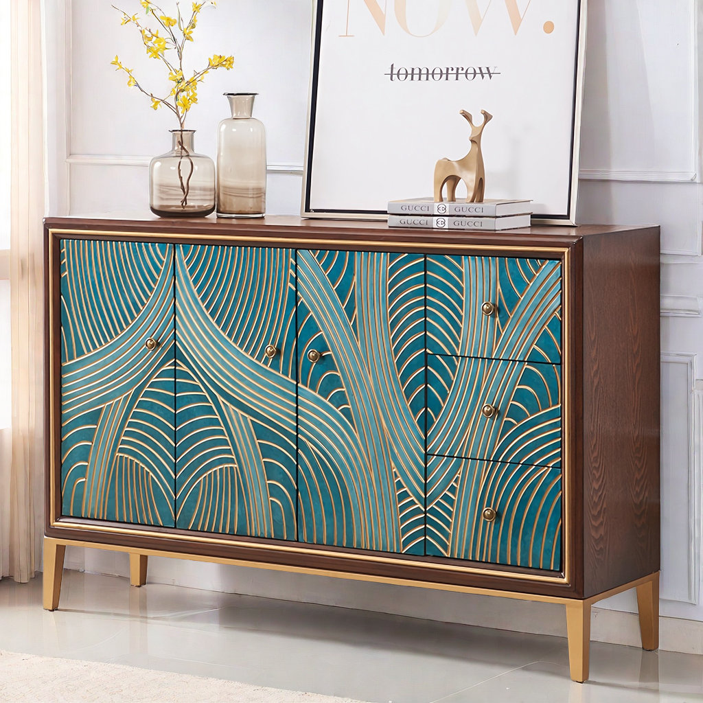 GINATOL Light Luxury Line Rectangular Accent Cabinet. Accent Cabinet ...