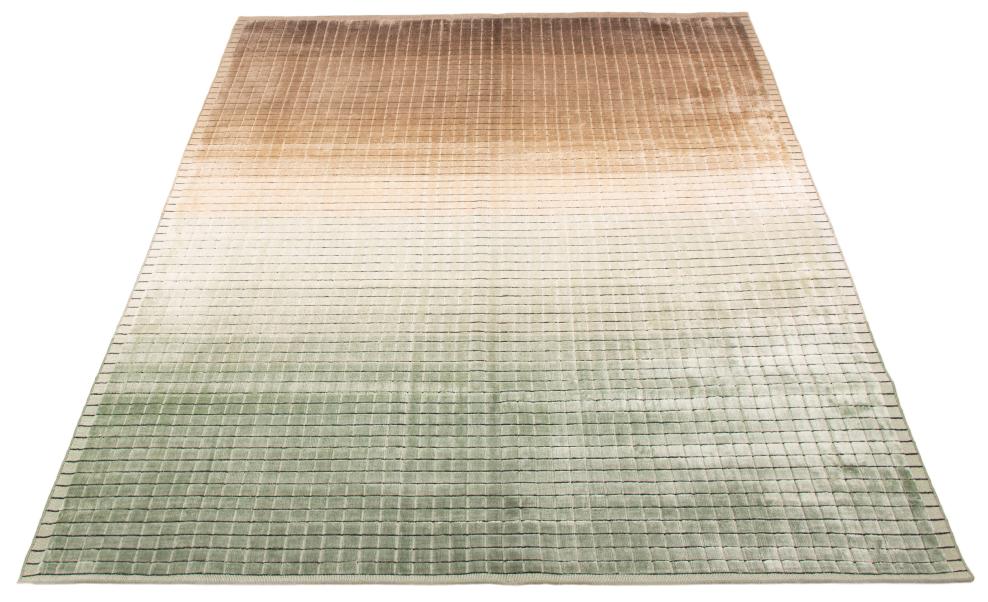 Hokku Designs Elysian Brown, Green Rug 6'8" x 9'5" | Wayfair