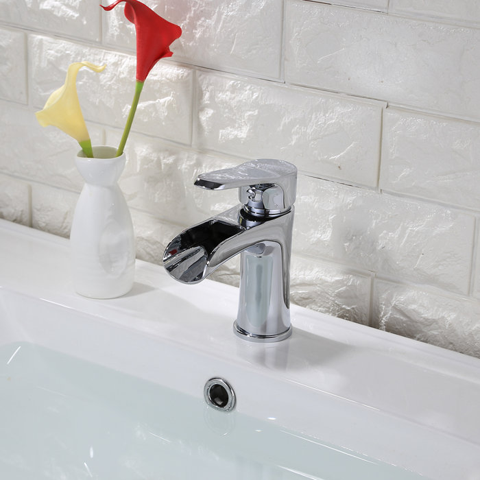 Orren Ellis Reynoldsburg Lavatory Single Hole Bathroom Faucet & Reviews ...