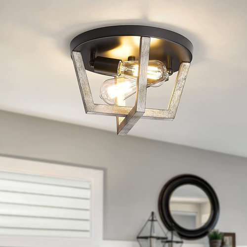 Modern Farmhouse Flush Mount Lighting You'll Love | Wayfair