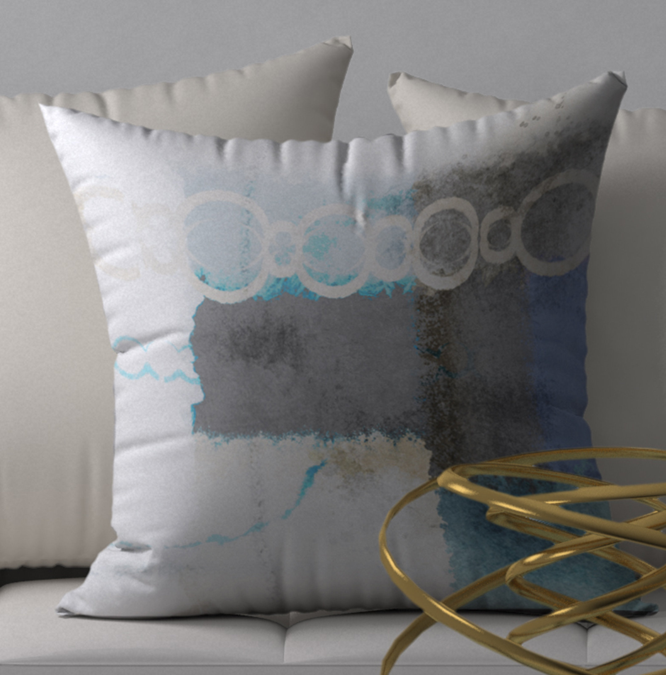 Orren Ellis Abstract Reversible Throw Pillow - Wayfair Canada