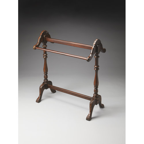 Lark Manor Andert Cherry Quilt Rack & Reviews | Wayfair