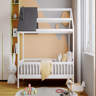 Ophelia & Co. Twin Bed, Wood House With Fence - Wayfair Canada