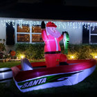 The Holiday Aisle® Fishing Santa Inflatable & Reviews | Wayfair