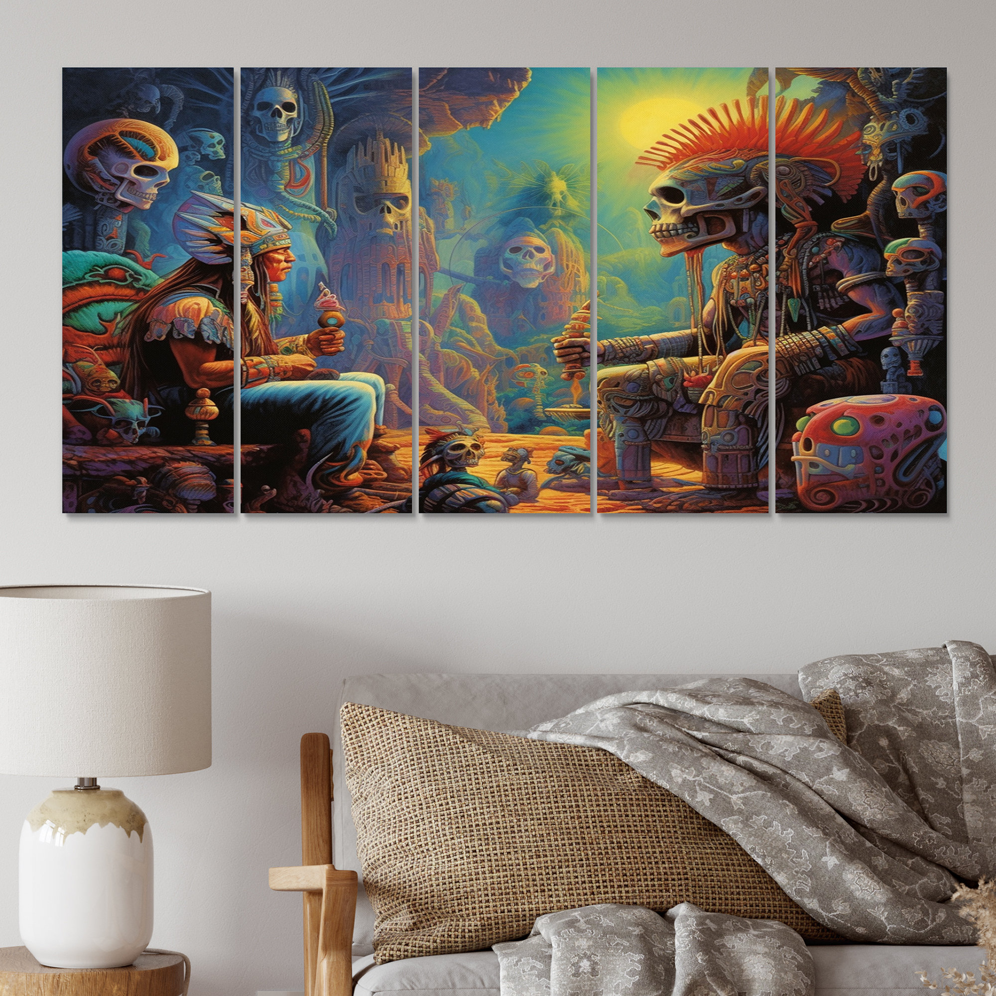 Bungalow Rose Amazon Shaman Ancient Rituals - Folk Religion Wall Art ...