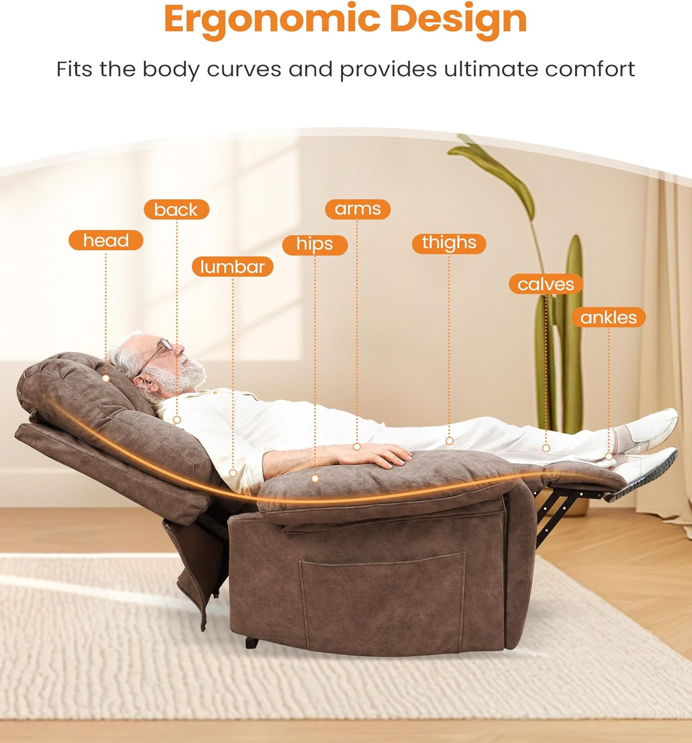 Inbox Zero AX14 Power Lift Recliner Chair | Wayfair