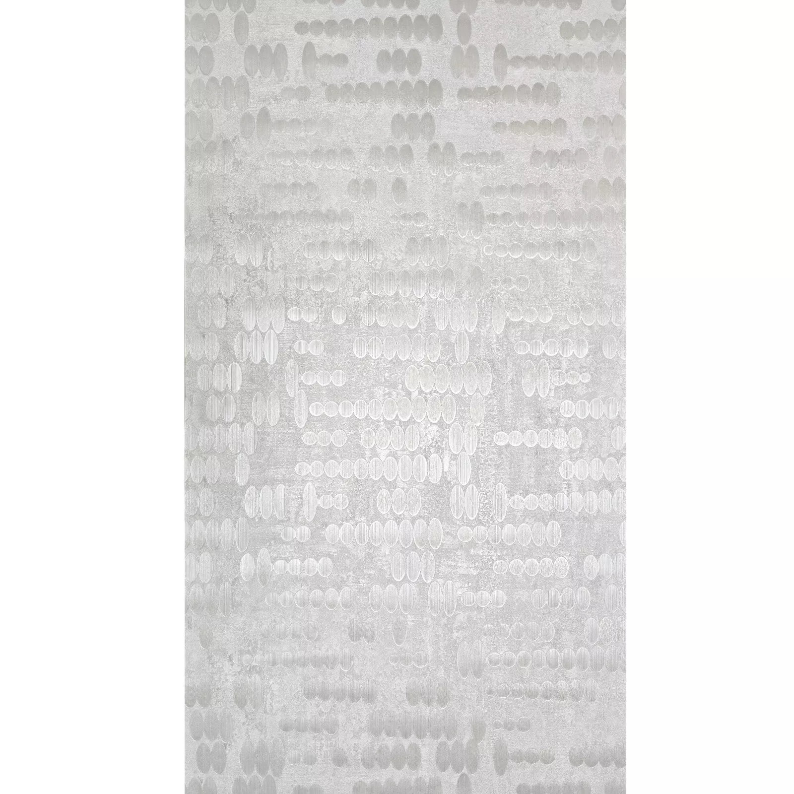 Latitude Run® Ivory Goldish Off White Faux Concrete Textured Polka Dots ...