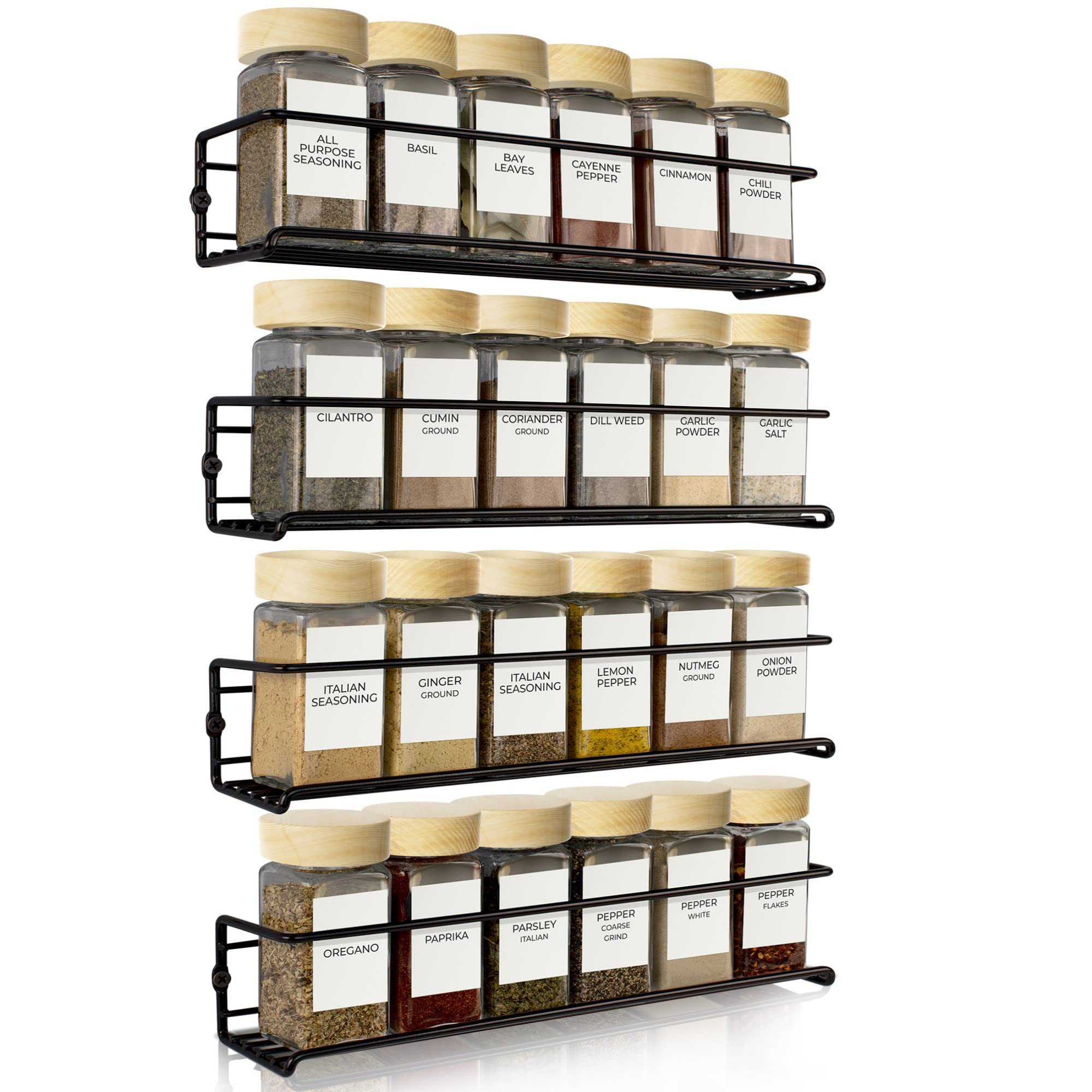 Prep & Savour Wall/ Under Cabinet Mounted Spice Rack | Wayfair