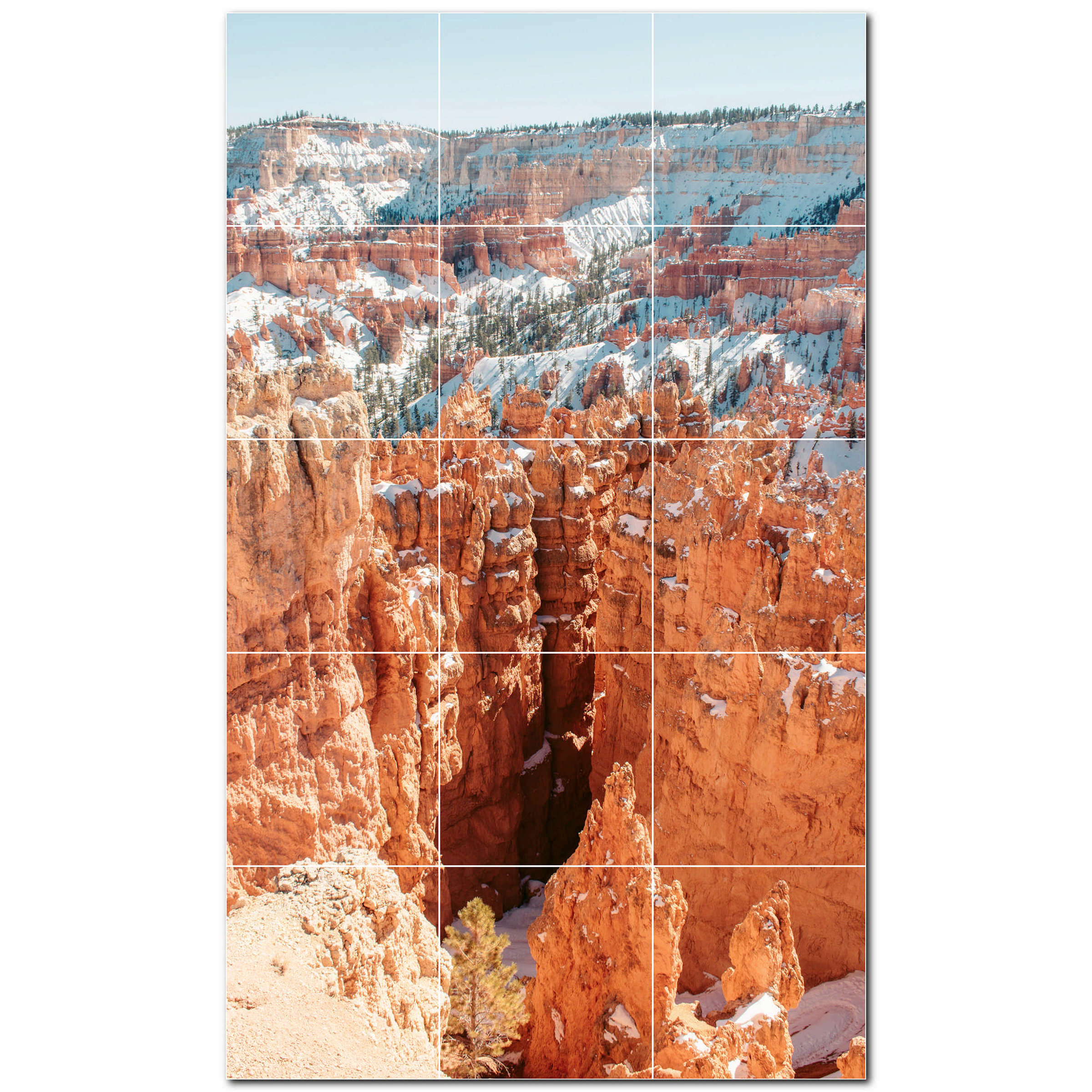 Picture-Tiles.com Canyon Photo 12'' x 12'' Satin Ceramic Decorative ...