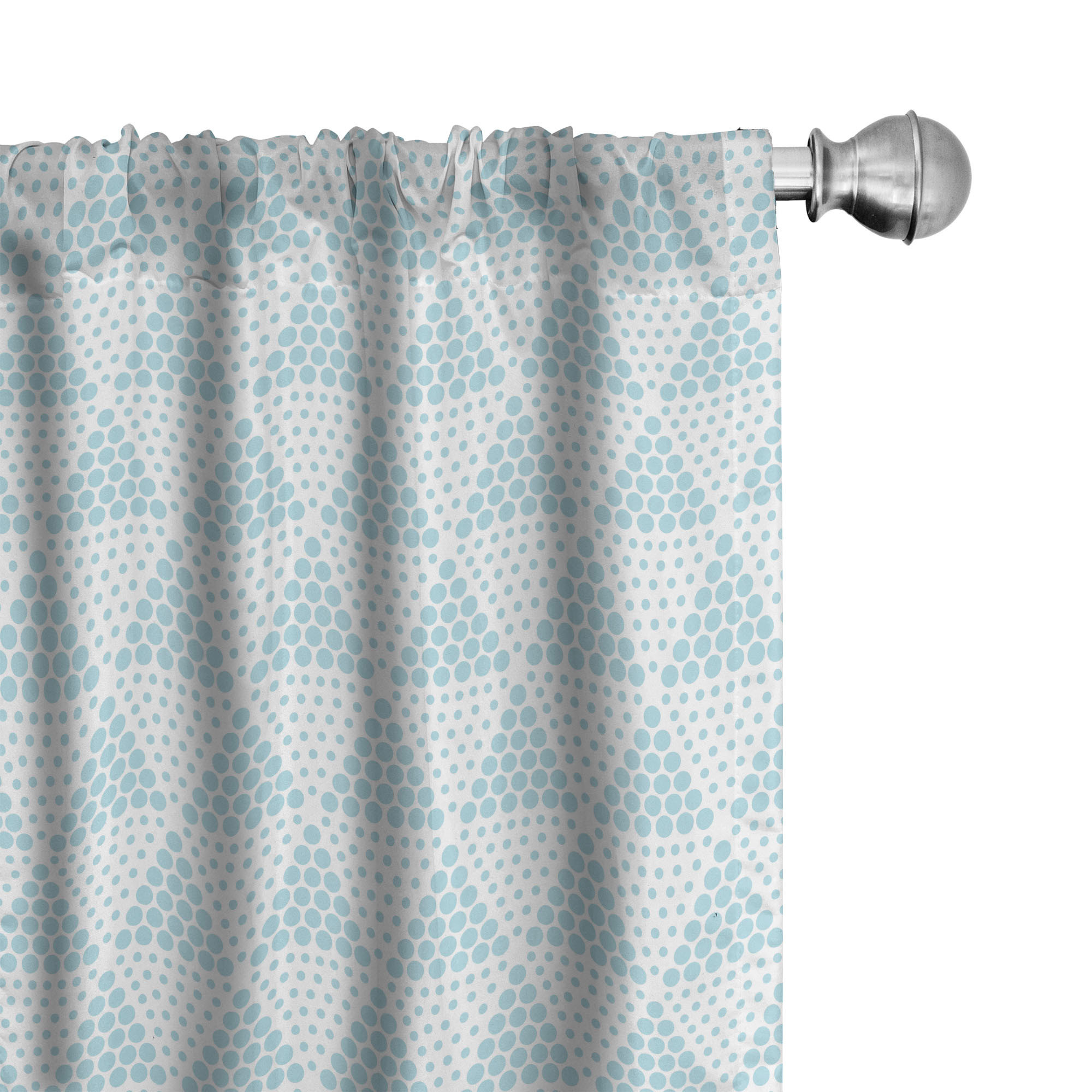 East Urban Home Crazy Art 4-Panel Curtains, Triangles from Polka Dots ...