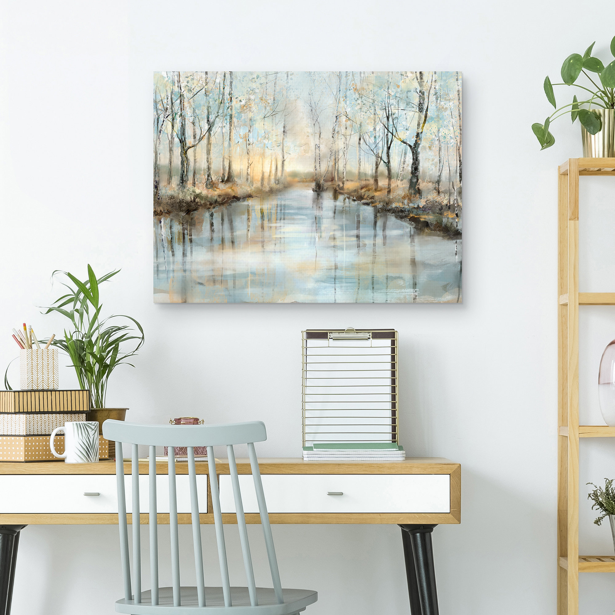 Red Barrel Studio® Calm Reflections II - Wrapped Canvas Graphic Art ...