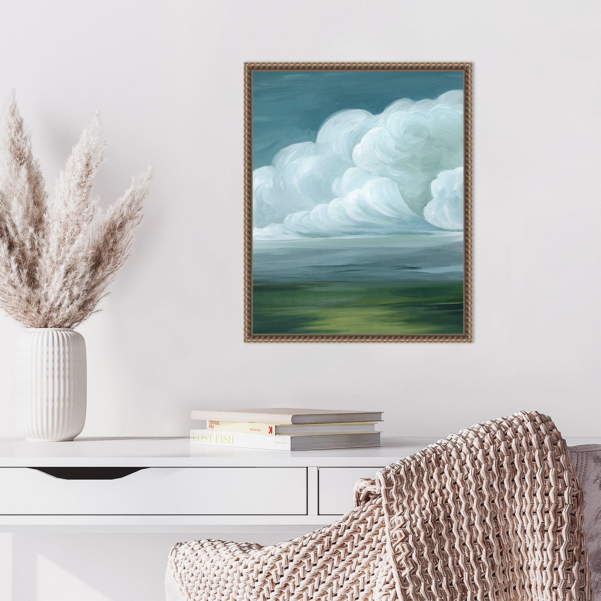 Amanti Art Coming Rainstorm II by Grace Popp Framed Canvas Wall Art ...