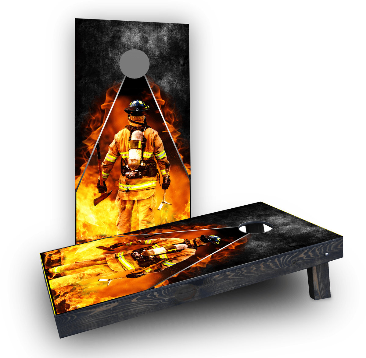 Custom Cornhole Boards Firefighter Cornhole Game - Wayfair Canada