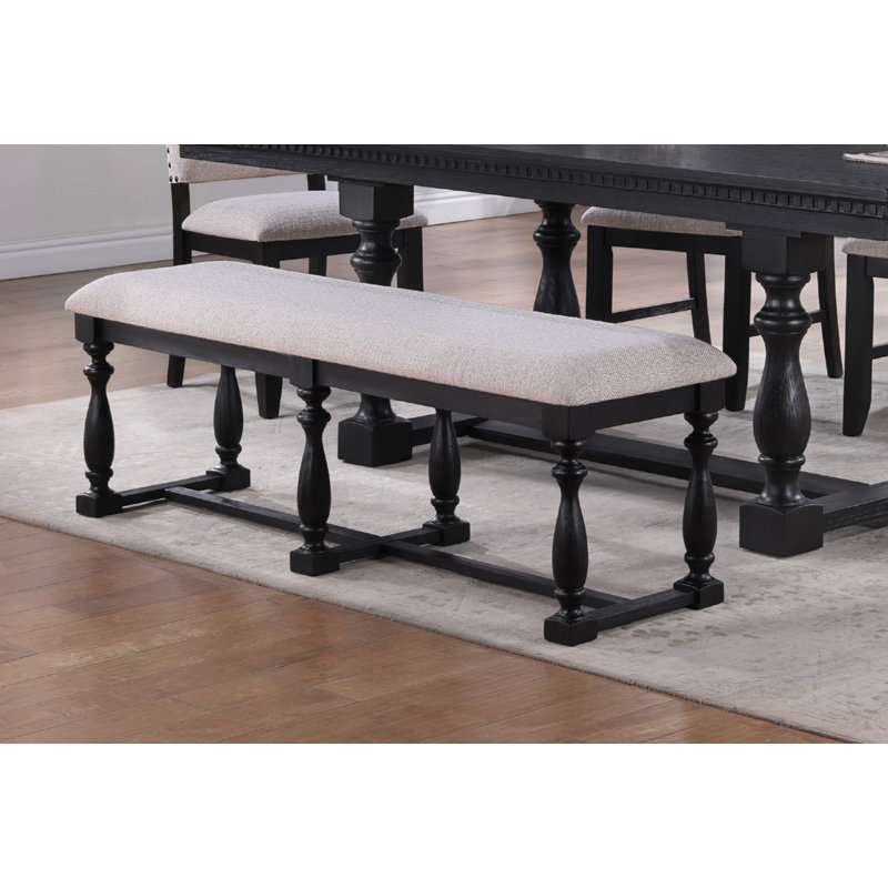 Charlton Home® Daiona 100% Polyester Upholstered Bench | Wayfair