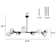 George Oliver Kaynen 8 - Light Dimmable Sputnik Linear Chandelier ...