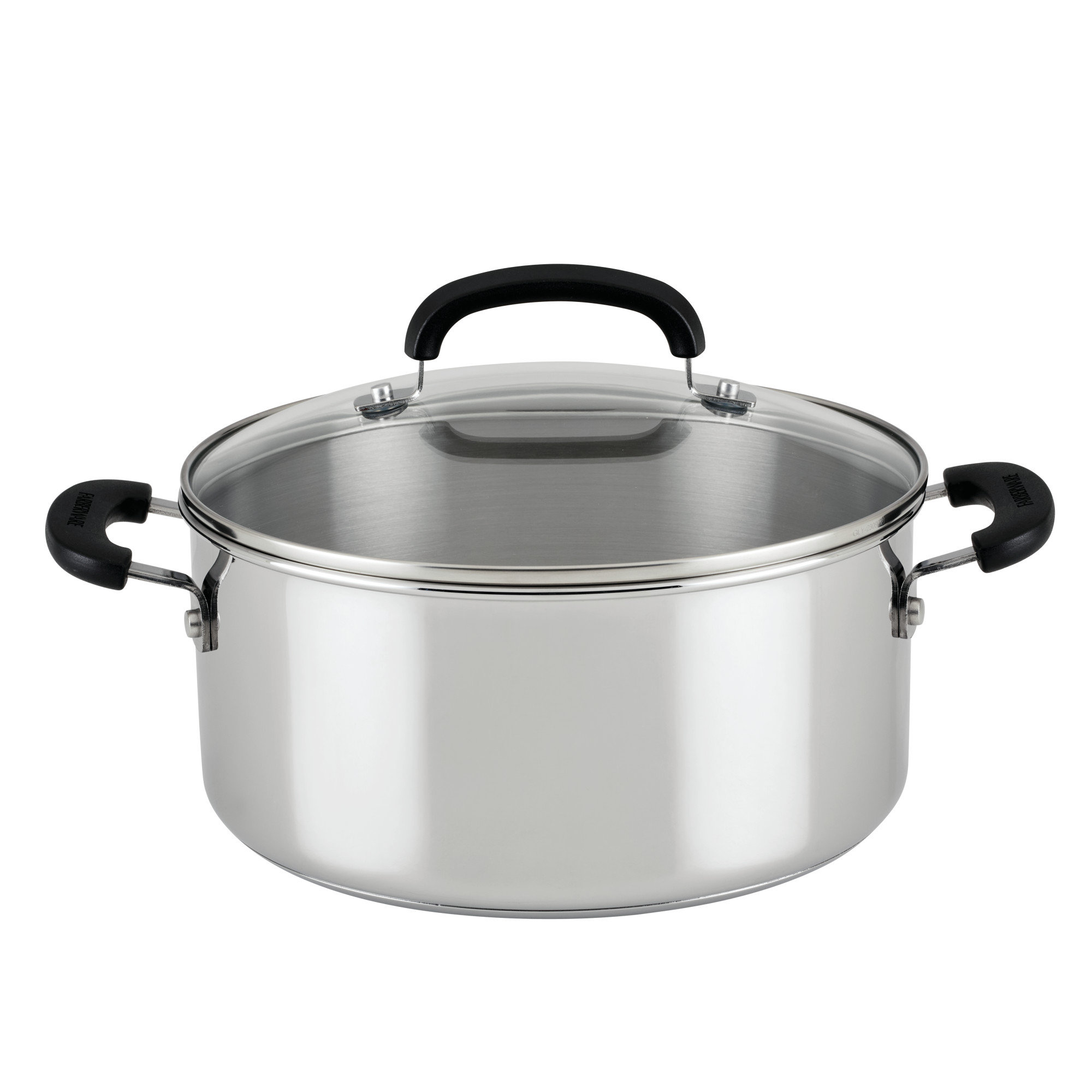 Farberware Brilliance Stainless Steel Dutch Oven / Casserole Pan With ...