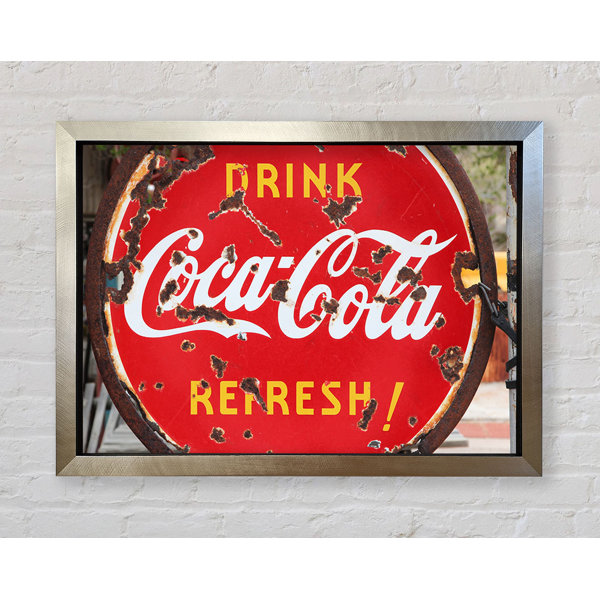 Williston Forge Drink Coca Cola - Single Picture Frame Print | Wayfair ...